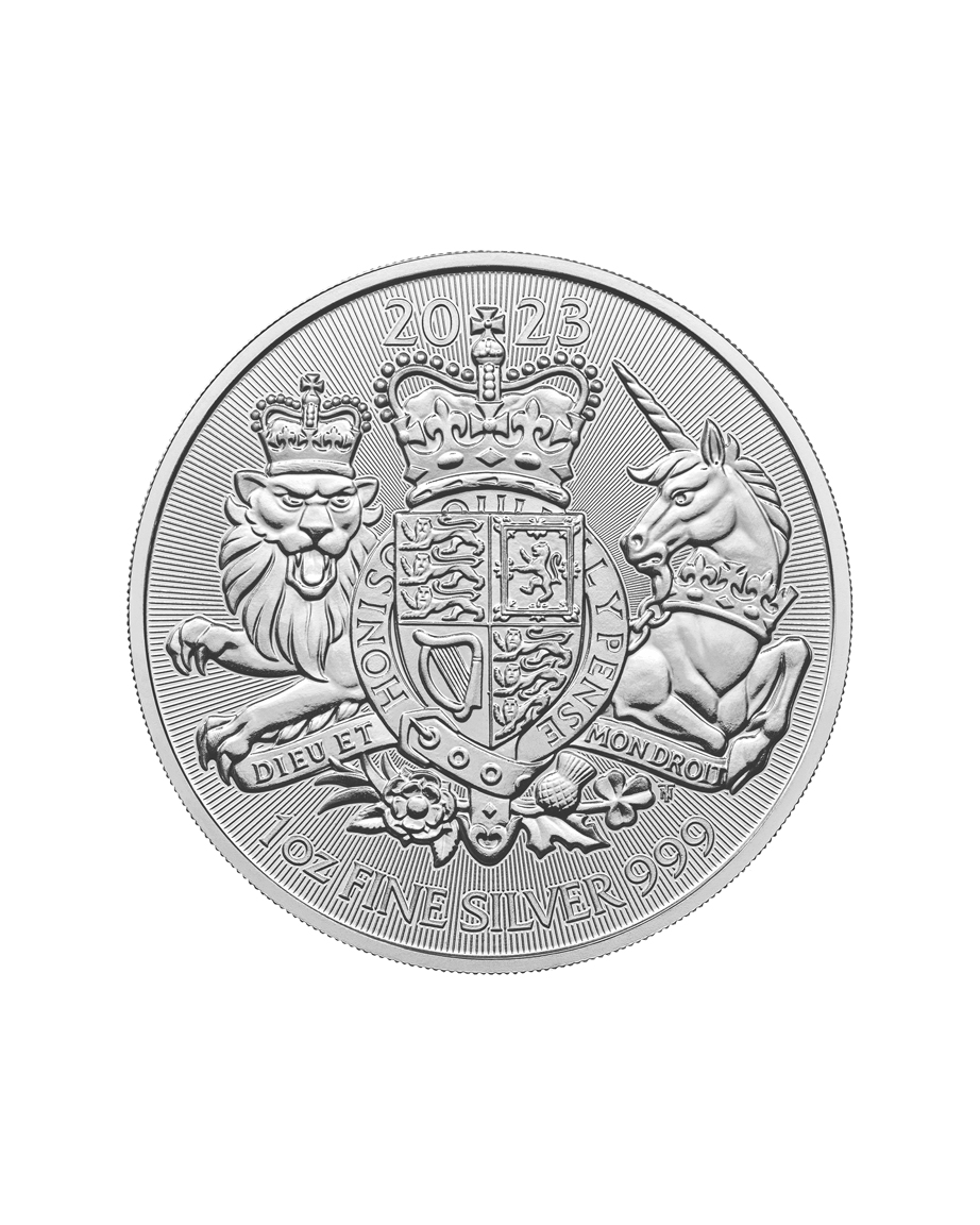 The Royal Arms 2023 1oz Silver Bullion Coin