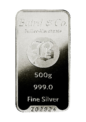 500g Silver Minted Bar